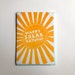 HAPPY SOLAR RETURN Birthday Card / Letterpress Greeting Card / | Etsy