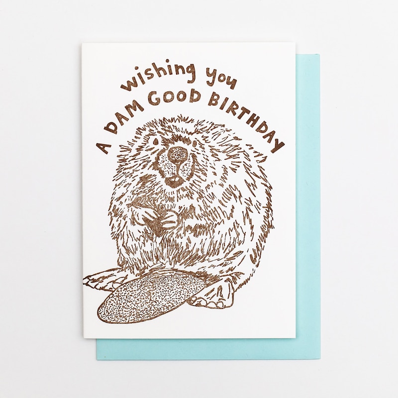 Nature Letterpress Card - Etsy