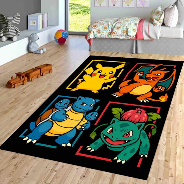 Pokemons Carpet - Etsy