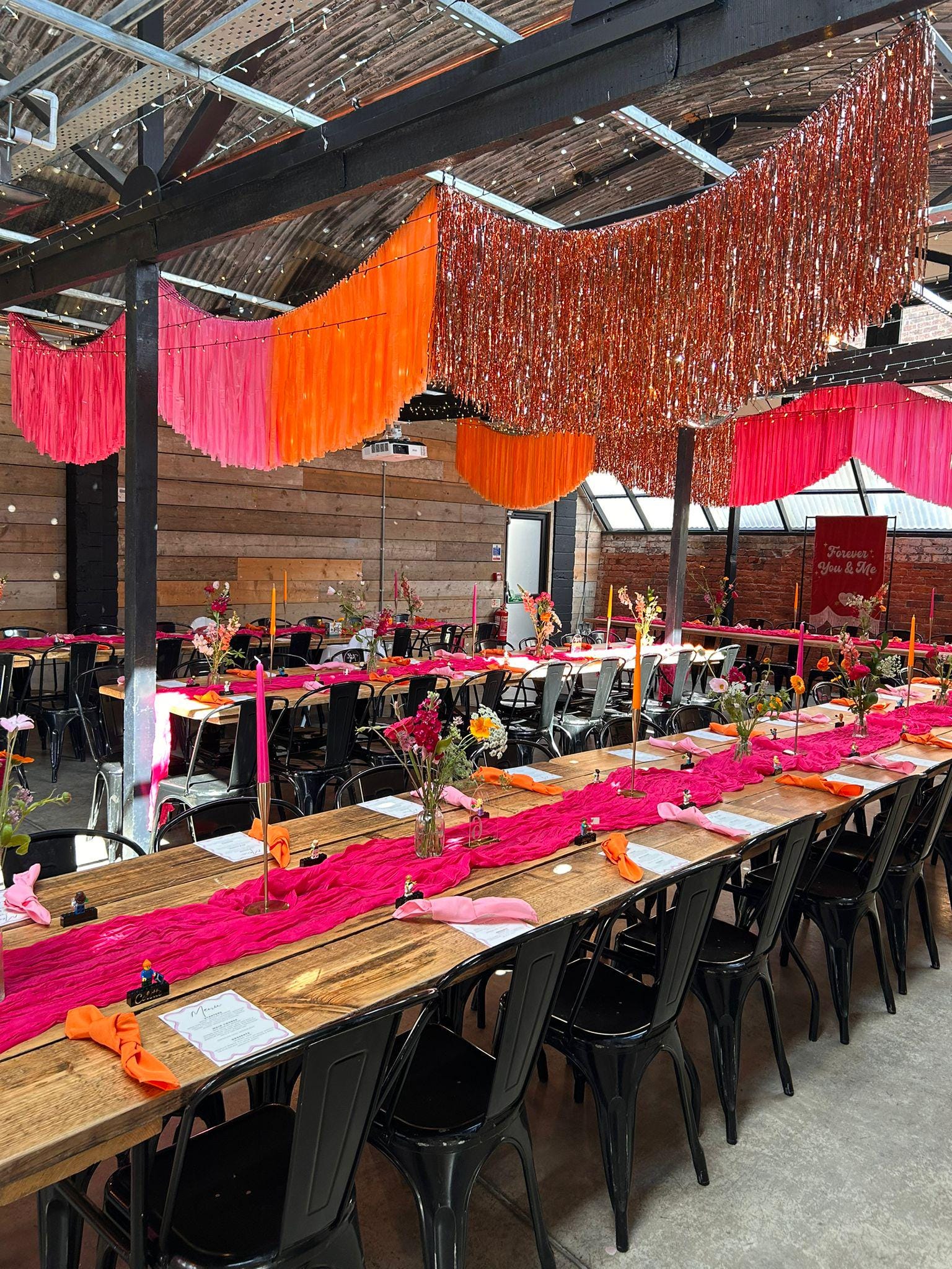 Custom Ceiling Streamers: Reusable Party & Wedding Decor - Etsy