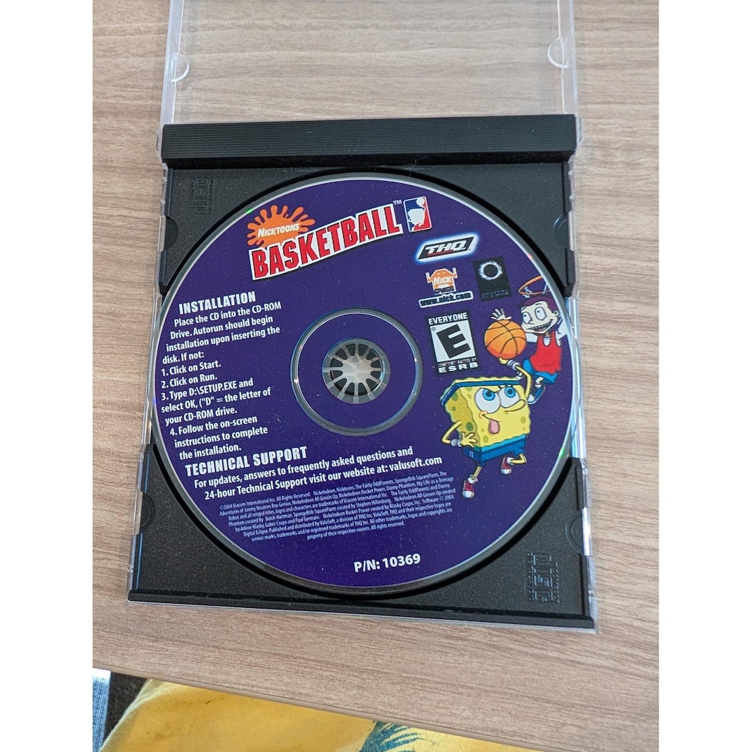 Nicktoons Basketball PC Nickelodeon Arcade Game - Etsy