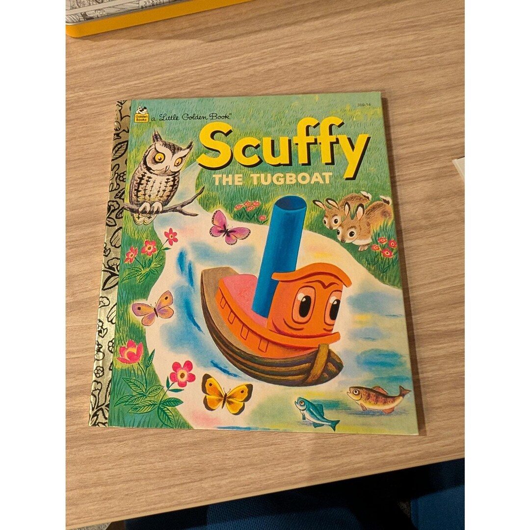 Scuffy the Tugboat Little Golden Book Classic - Etsy