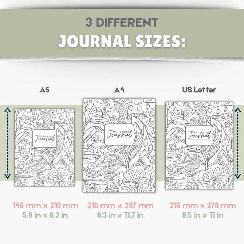 Reading Journal Mega Bundle Printable | Reading Tracker & Book Log ...