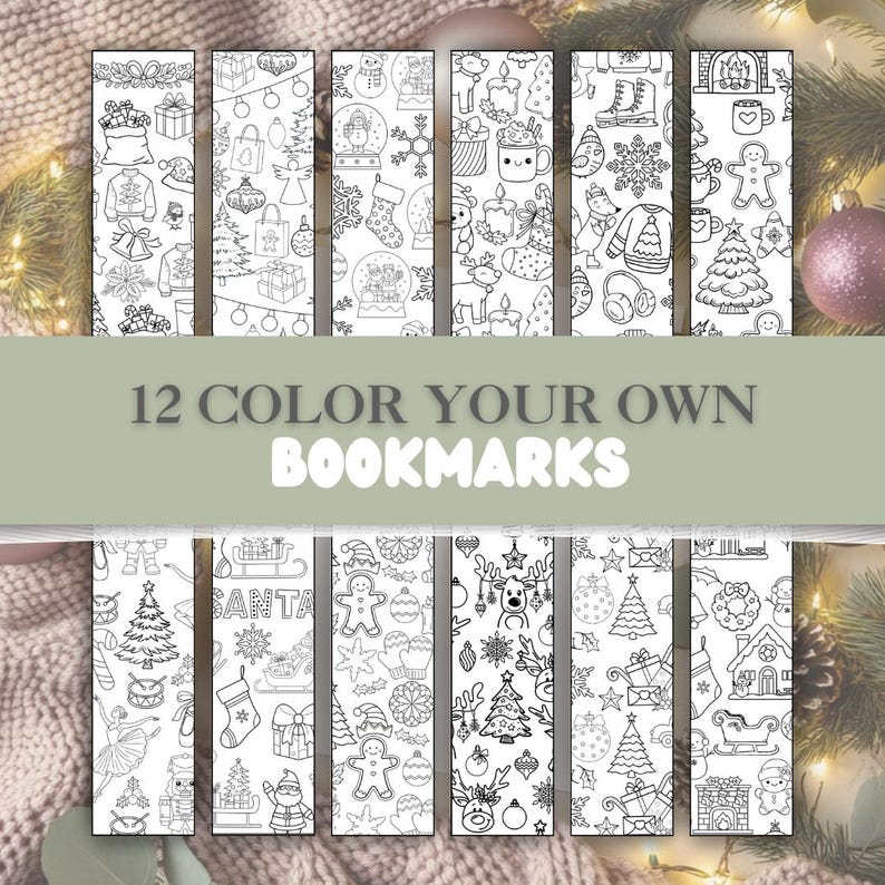 Printable Coloring Bookmarks | Color Your Own Bookmarks | Cozy ...