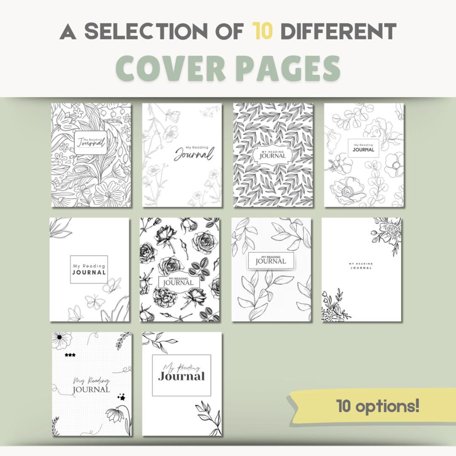 Reading Journal Mega Bundle Printable | Reading Tracker & Book Log ...