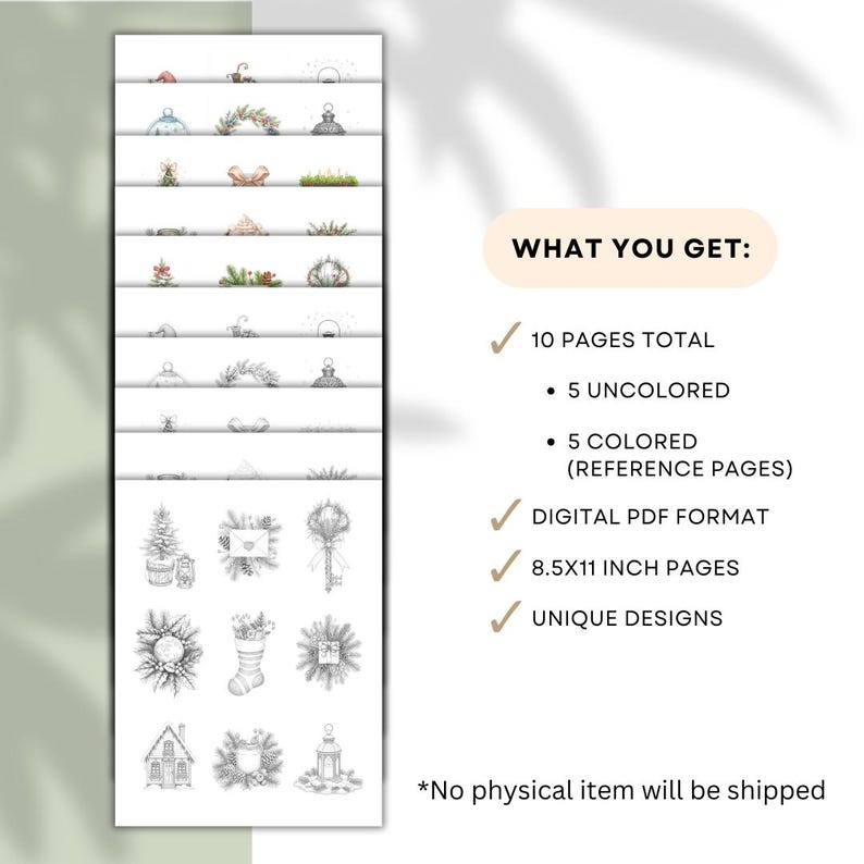 Tiny Winter Illustrations Coloring Pages | 45 Mini Designs | Snowy ...