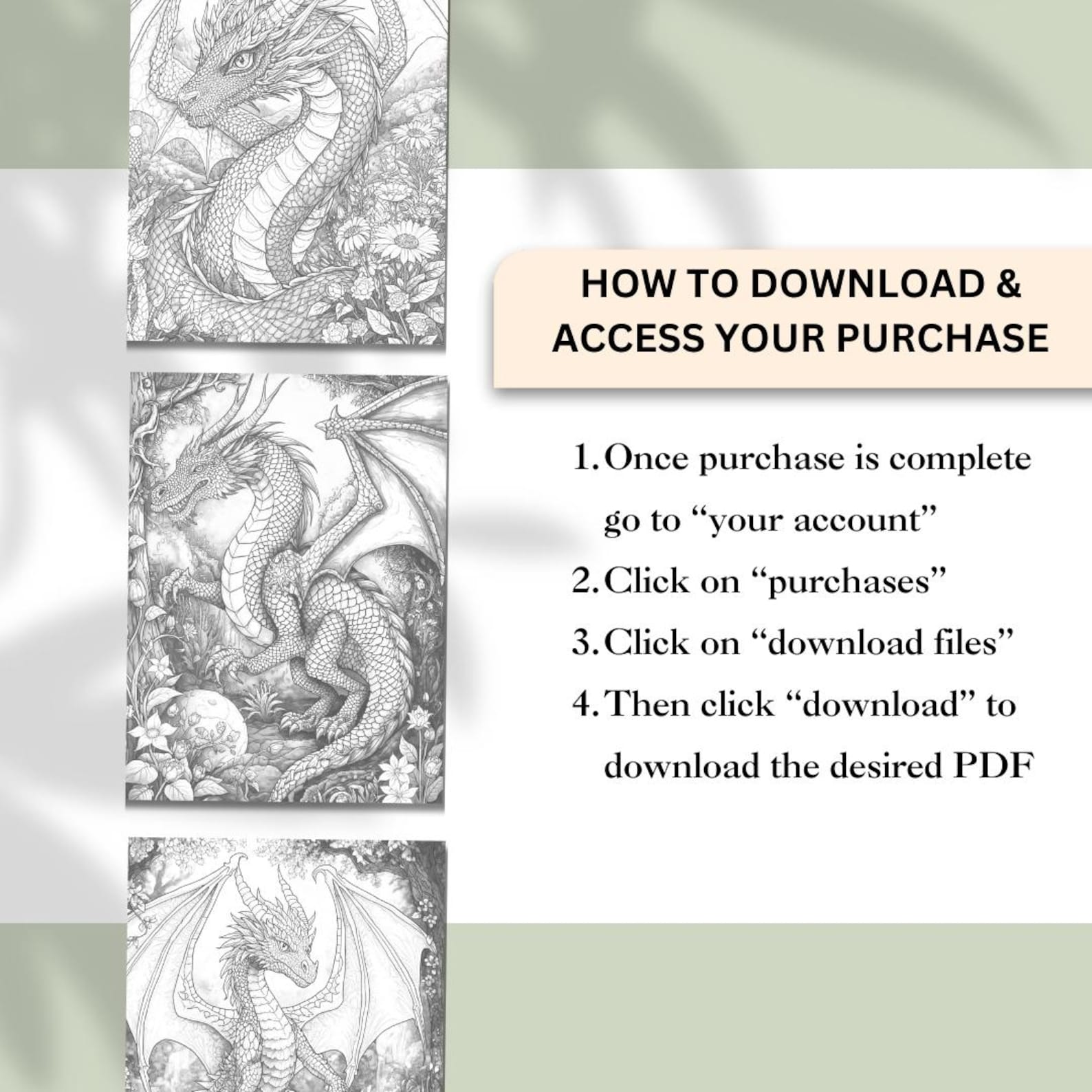 Mystical Dragon Coloring Pages | 23 Fantasy Dragon Designs + 3 ...