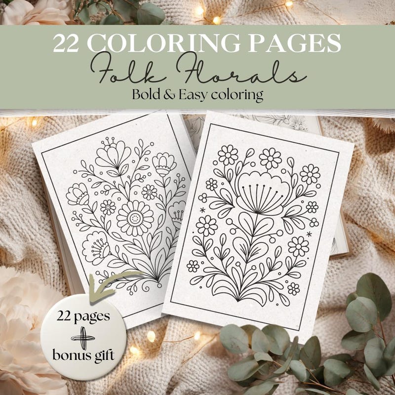 Adult Colouring Book - Etsy UK