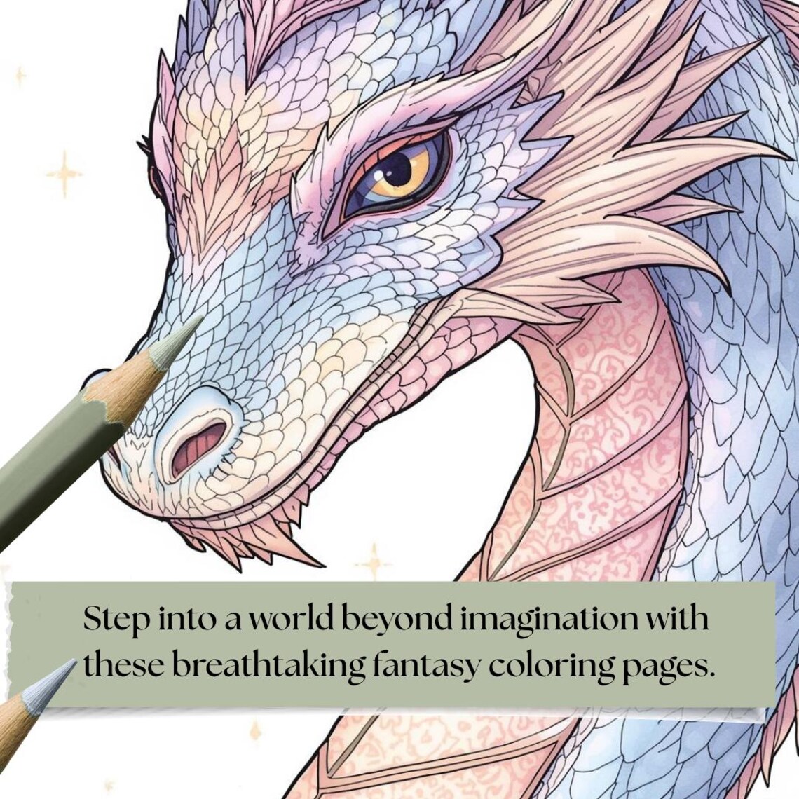 Mystical Dragon Coloring Pages | 23 Fantasy Dragon Designs + 3 ...