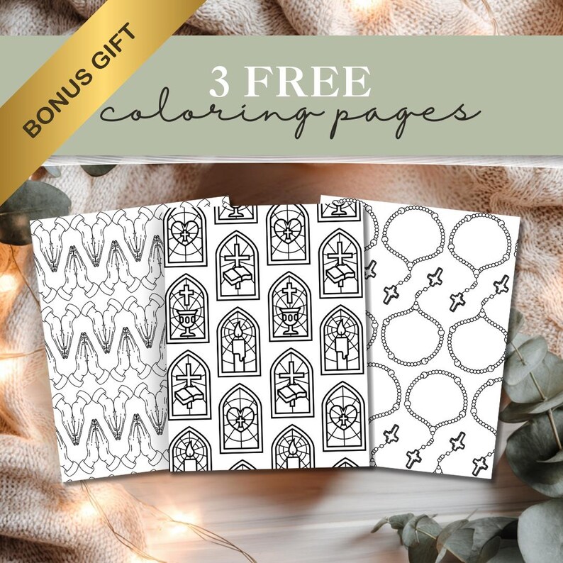Simple Christian Pattern Coloring Pages | 12 Faith-based Designs + 3 ...
