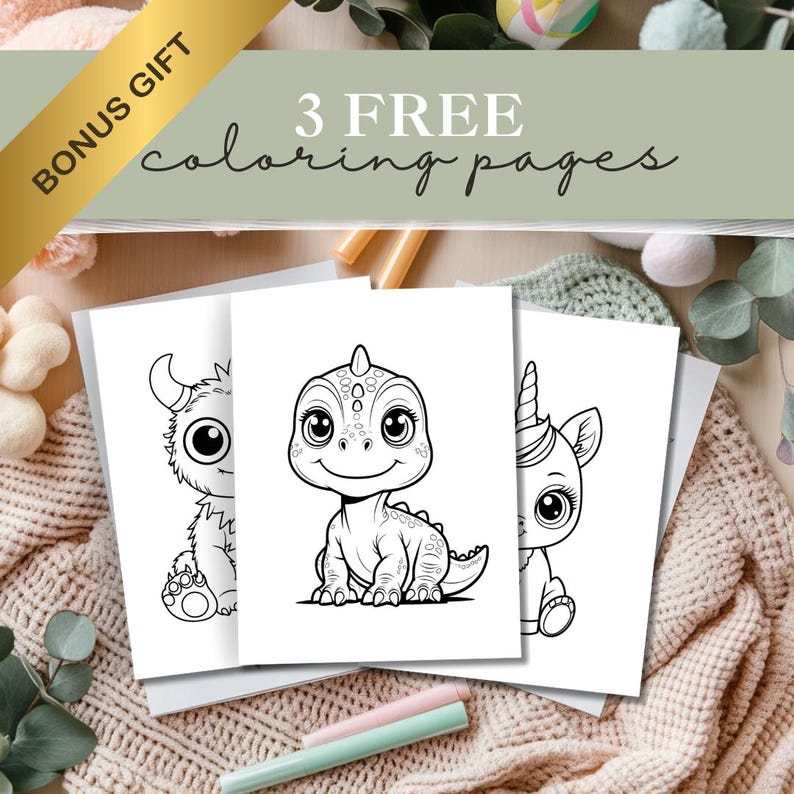 Cute Baby Animals Coloring Pages | 22 Bold & Easy Adorable Animal Pages ...