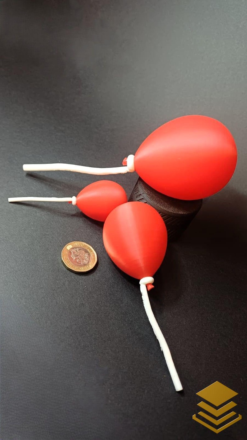 Pennywise Red Balloon Prop – 3D Printed Horror Decor – IT Movie ...