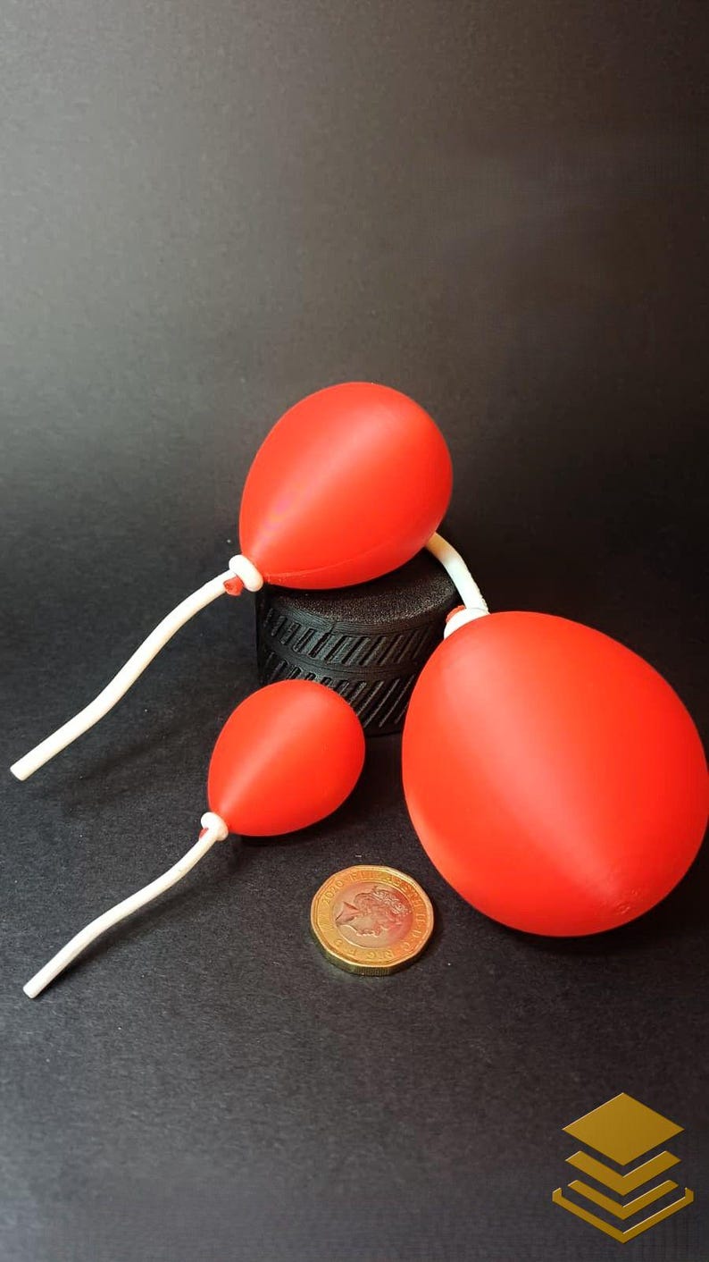Pennywise Red Balloon Prop – 3D Printed Horror Decor – IT Movie ...