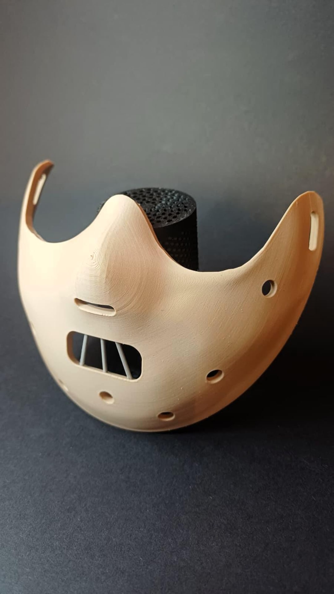 3D Printed Miniature Cannibal Muzzle Prop – Hannibal Inspired Horror ...