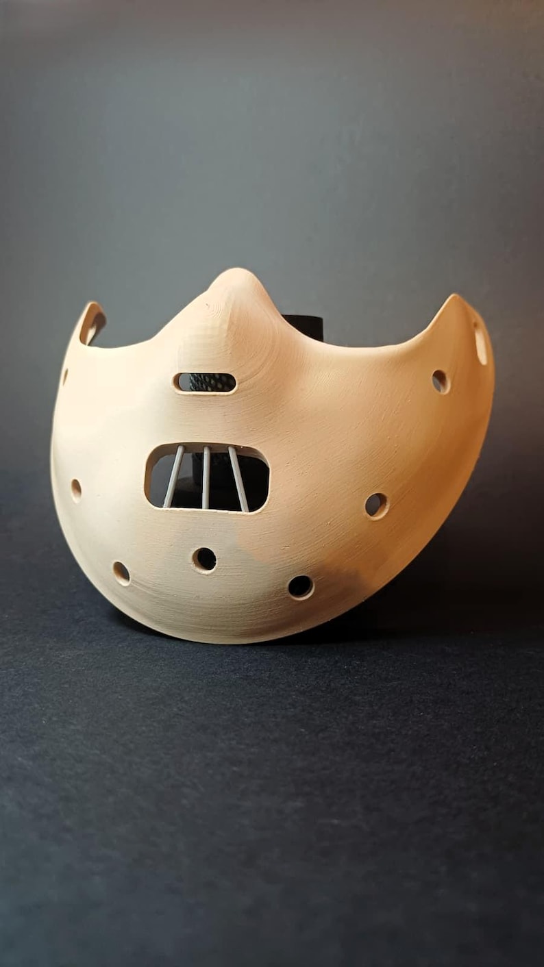 3D Printed Miniature Cannibal Muzzle Prop – Hannibal Inspired Horror ...