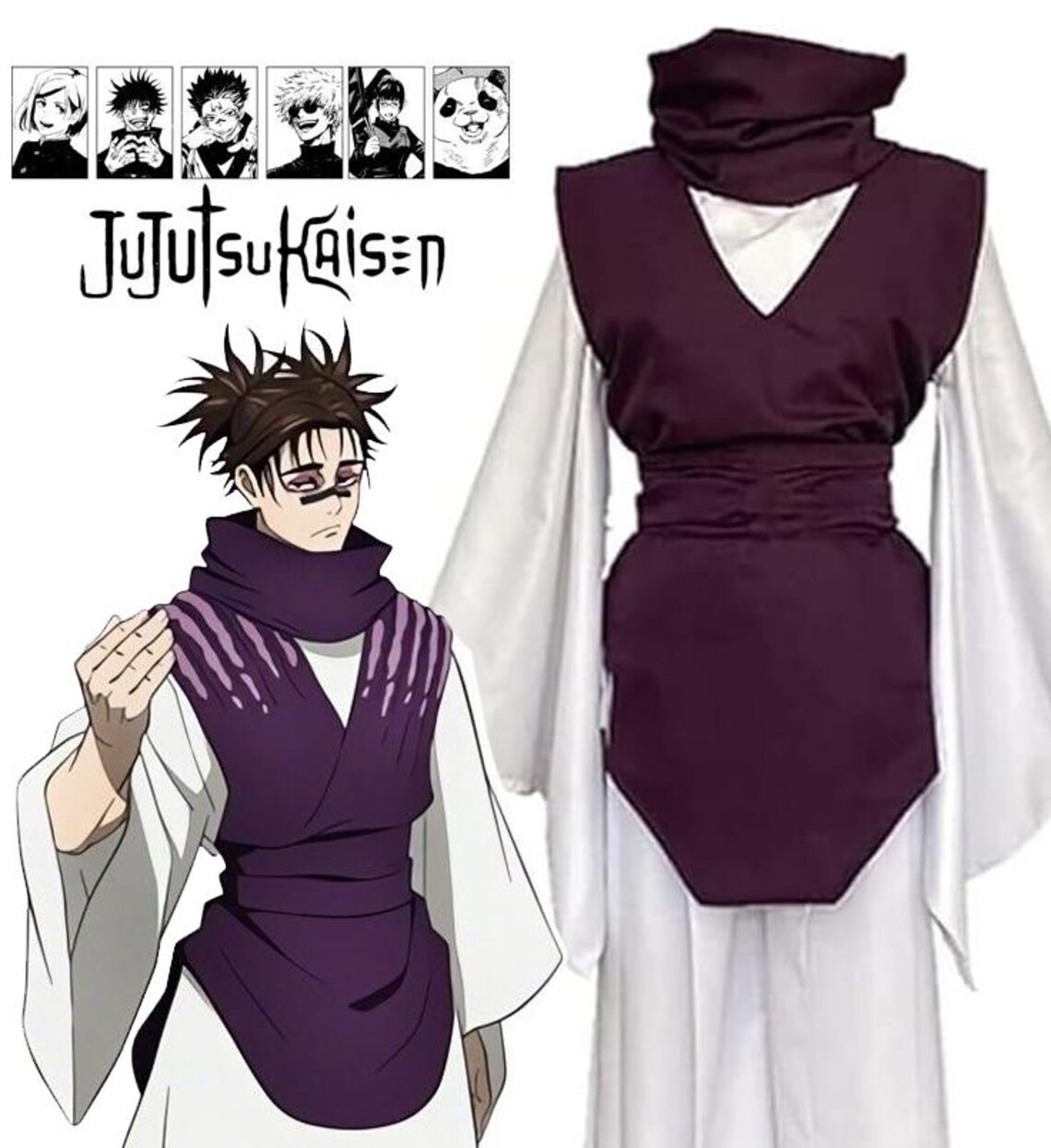 Choso Cosplay Costume – Jujutsu Kaisen Choso Outfit Full Set, Anime ...