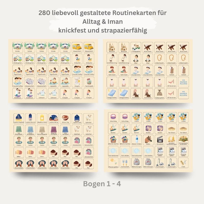 Ramadan Weekly Planner for Children – Activity Set | Prayer Planner ...