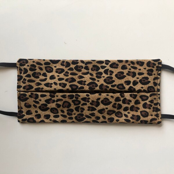 Cheetah Face Mask - Etsy