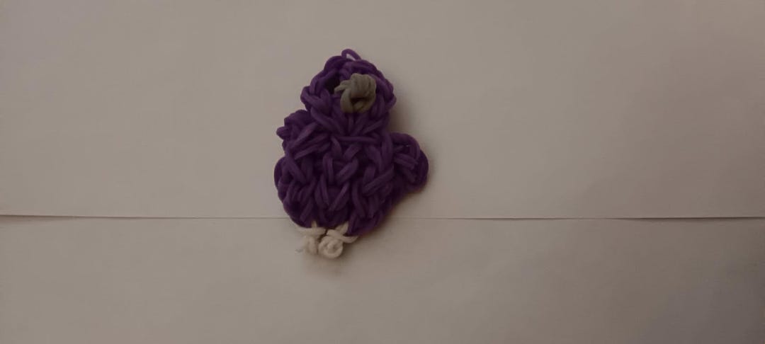 Purple Loom Rubber Band Duck Figurine - Etsy