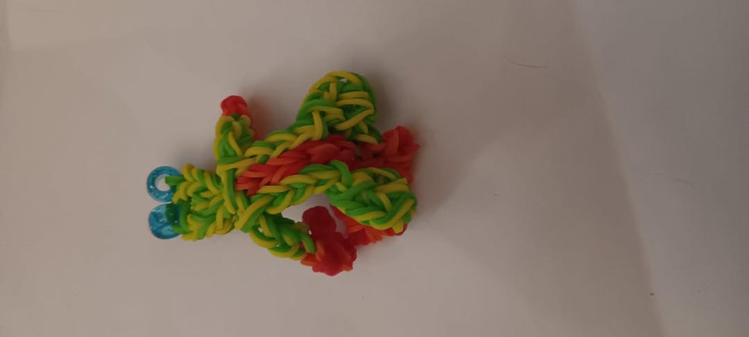 Loom Rubber Band Frog Figurine, Display or Keyring - Etsy