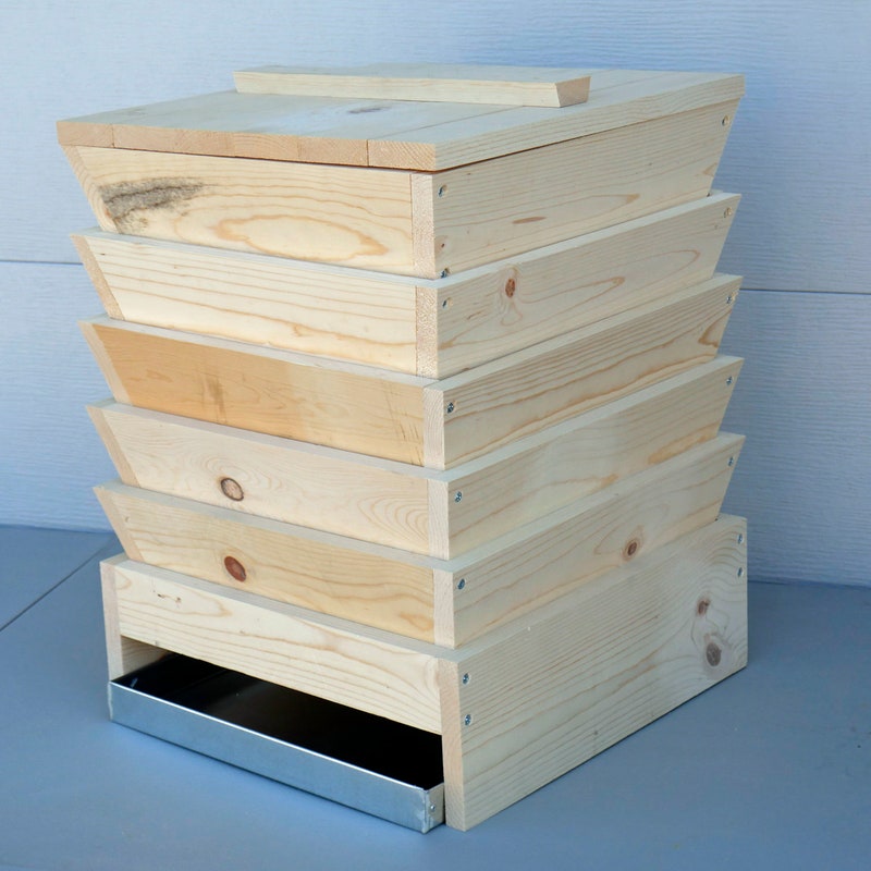 Wood Worm Bin - Etsy