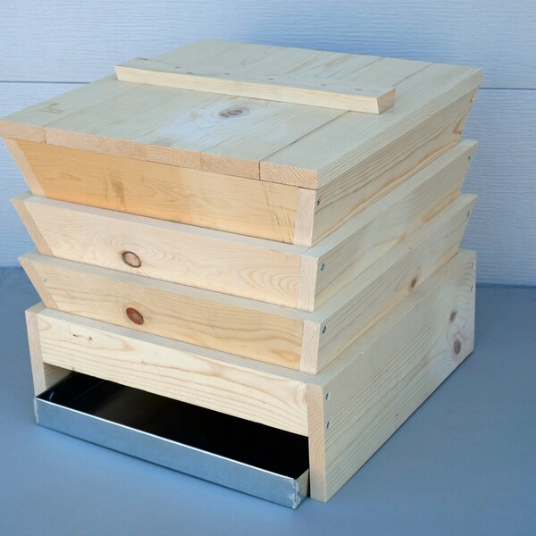 Wood Worm Bin - Etsy