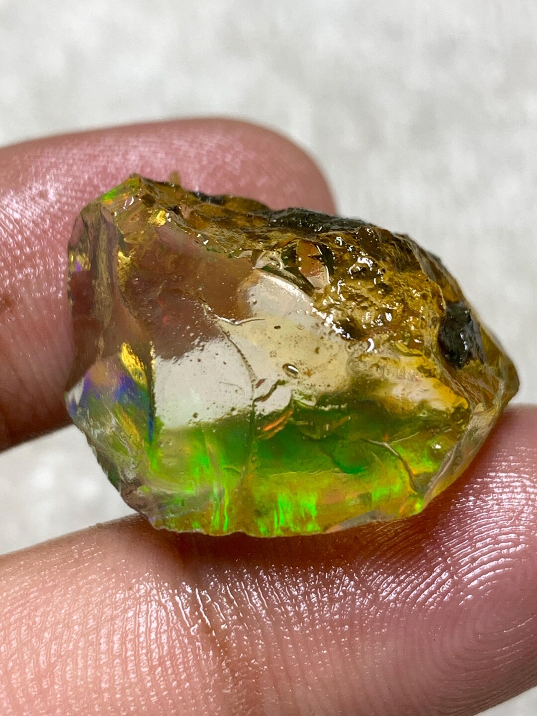 38.75ct. Natural Raw Opal, Specimen Opal Rough, Crystal Opal Rough, Non ...
