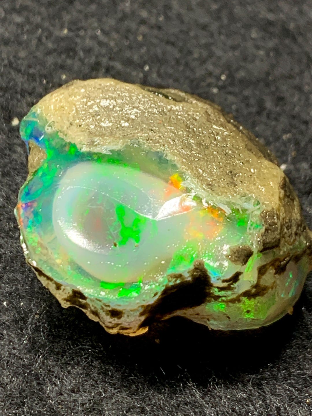 Rare Opal Egg Rough, Natural Untreated Opal Rough, Flashy Fire Opal ...