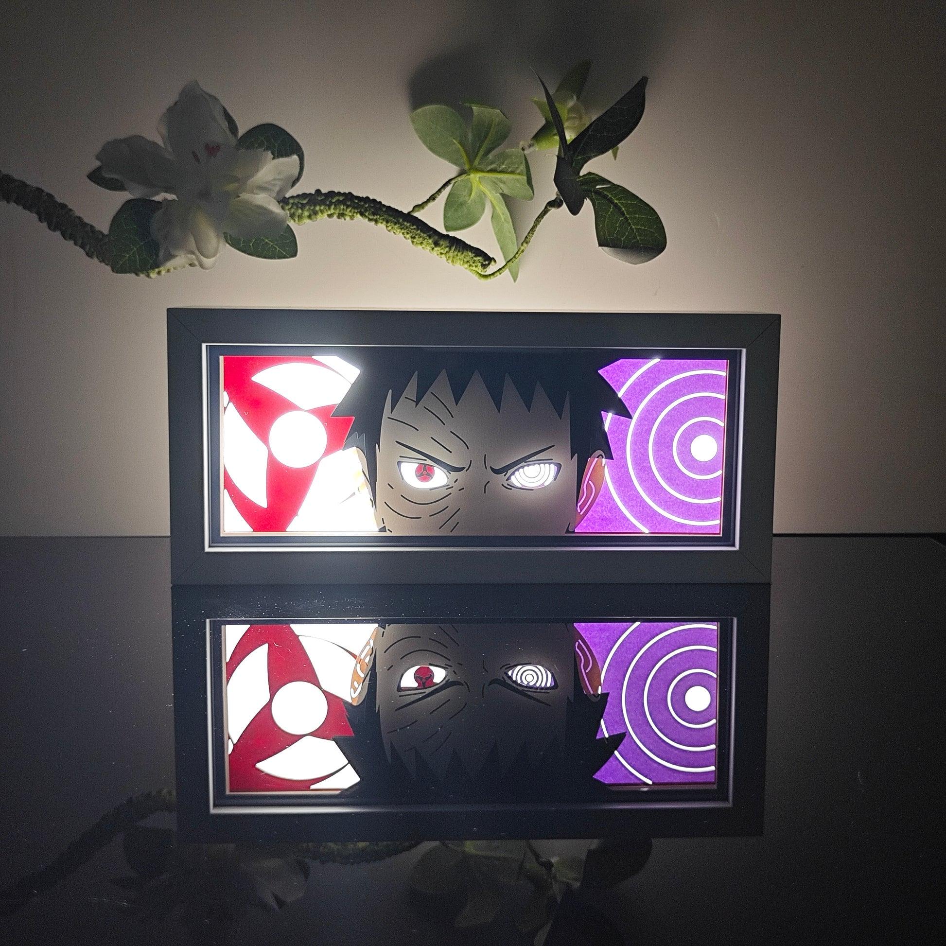 Obito Uchiha Inspired Glowframe | Naruto Anime LED Frame | Akatsuki ...