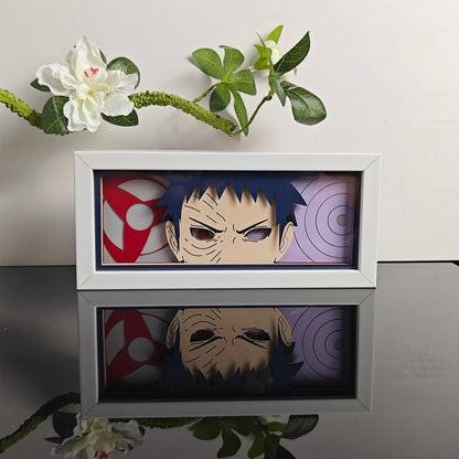 Obito Uchiha Inspired Glowframe | Naruto Anime LED Frame | Akatsuki ...