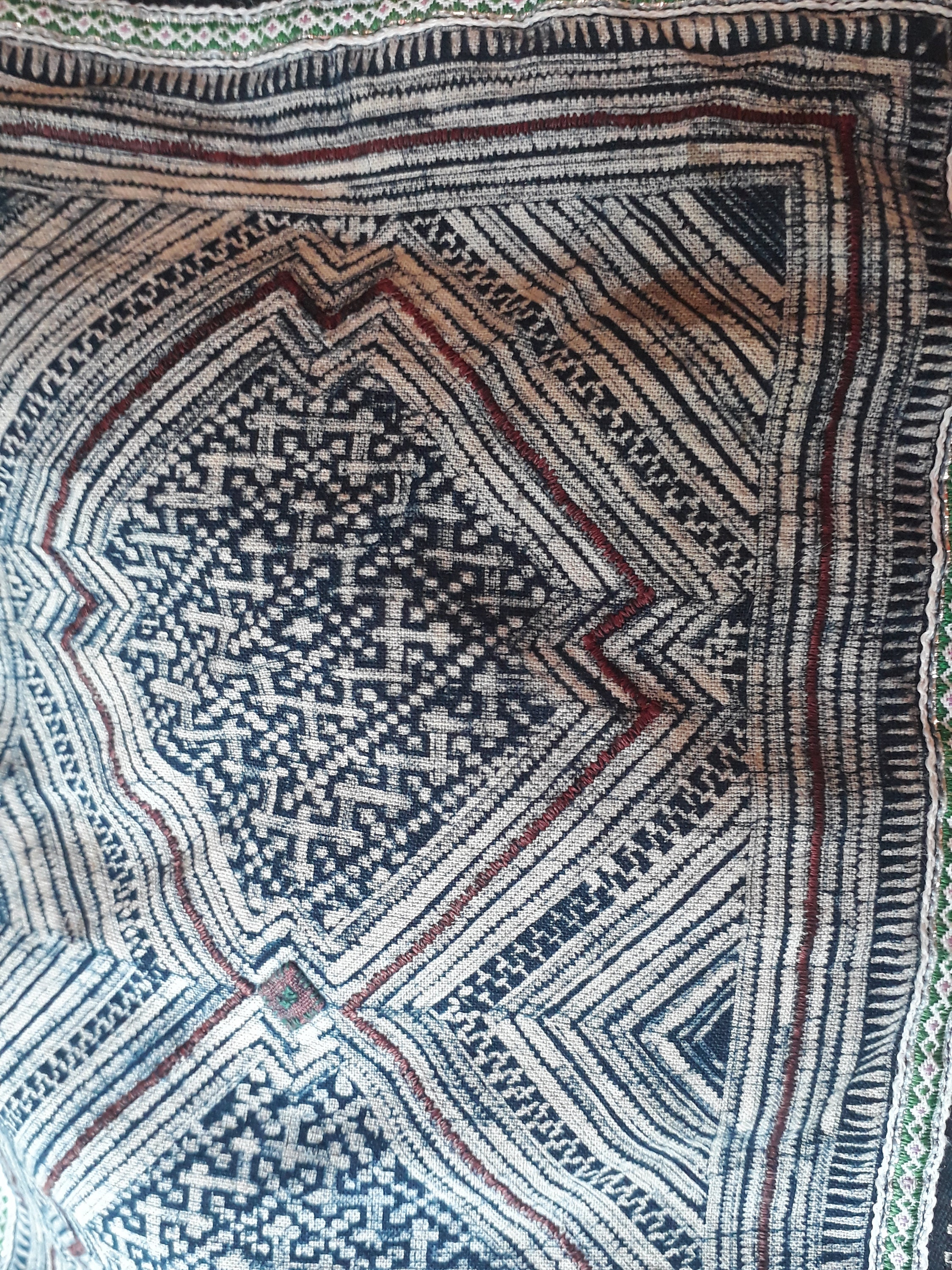 Hmong Embroidered Tote Vintage Style Unique Ethnic Thai | Etsy