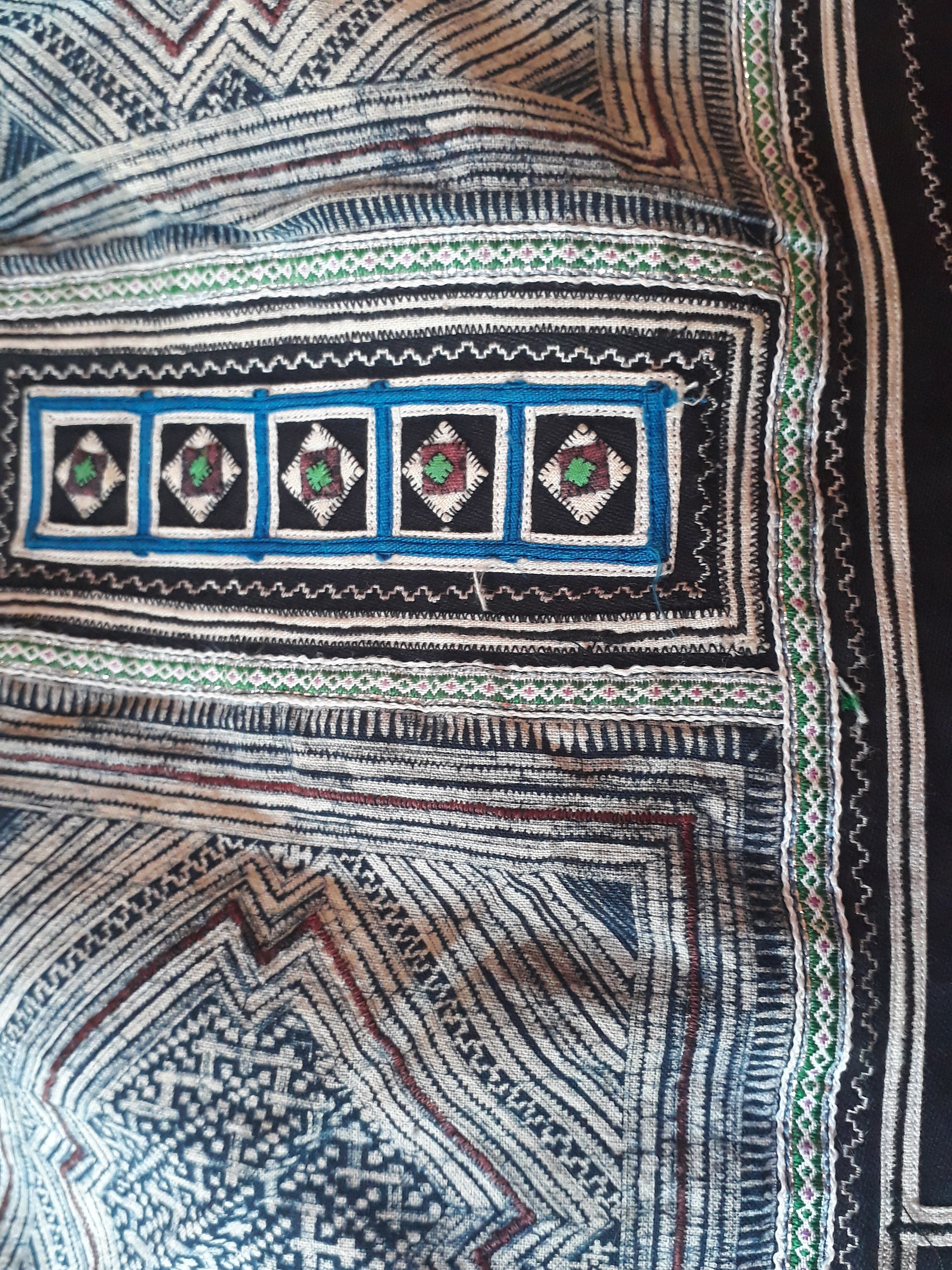 Hmong Embroidered Tote Vintage Style Unique Ethnic Thai | Etsy