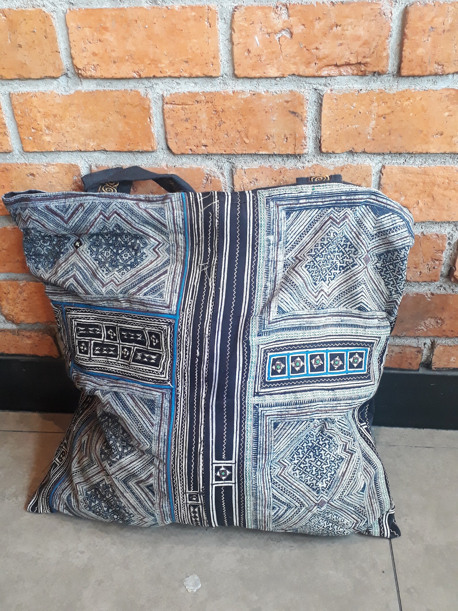 Hmong Embroidered Tote Vintage Style Unique Ethnic Thai | Etsy