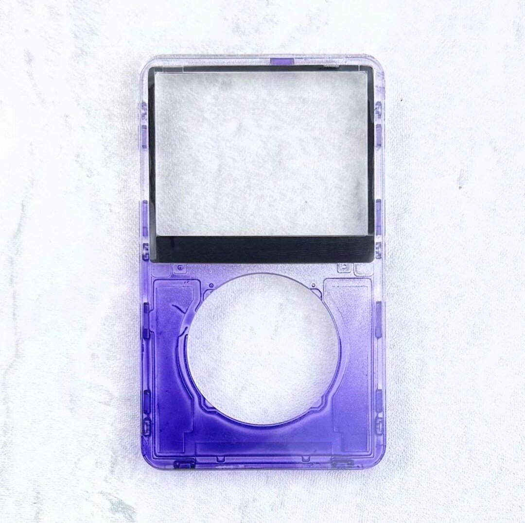 Transparent Purple-silver Faceplate for Ipod 5th/5.5th Generation by ...
