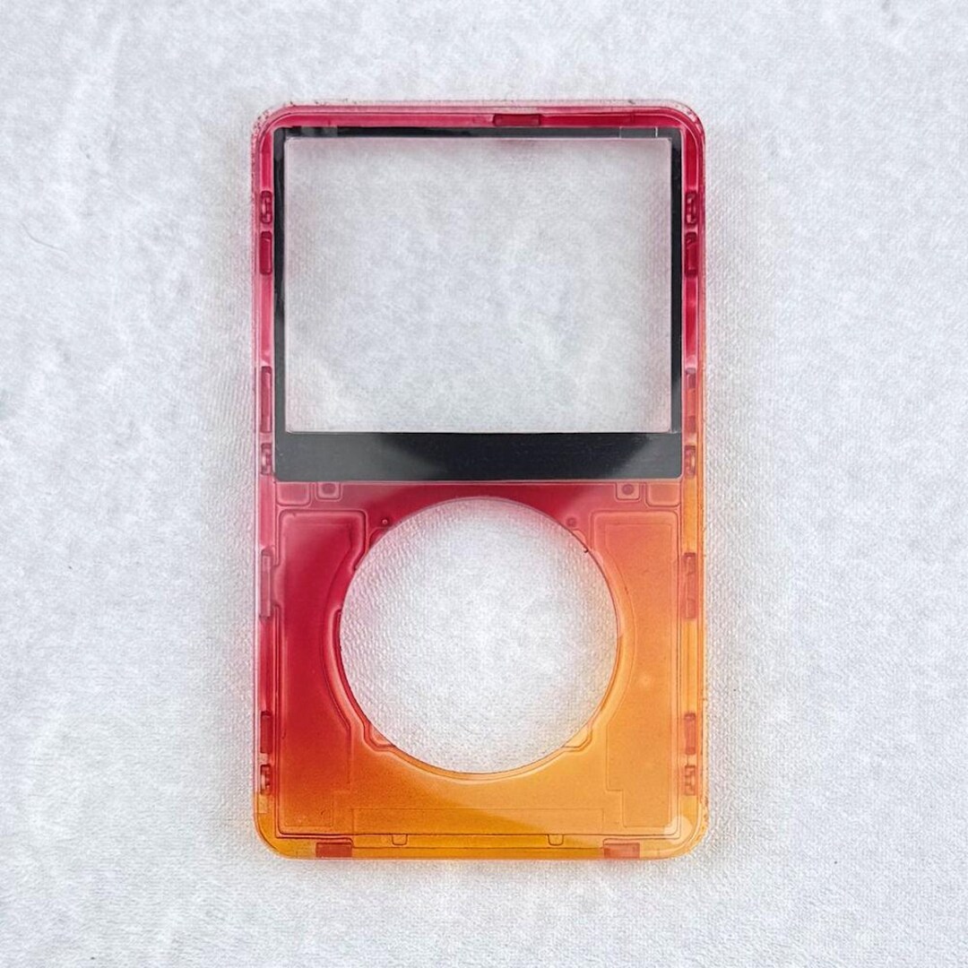 Transparent Red-orange Faceplate for Ipod 5th/5.5th Generation by ...