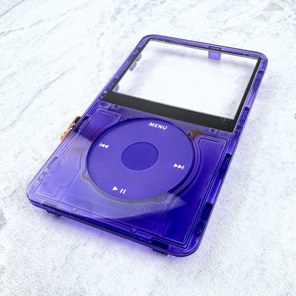 Transparent Purple Faceplate Set for Ipod 5th/5.5th Generation by ...