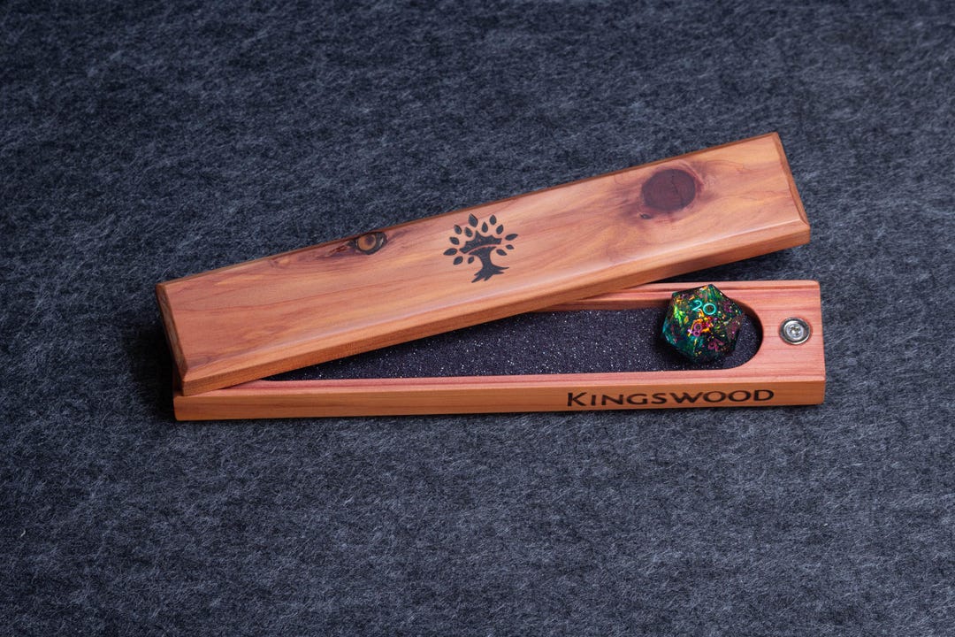 Cedar Dice Storage Vault - Wood Box for TTRPG and Dnd Dice - Etsy