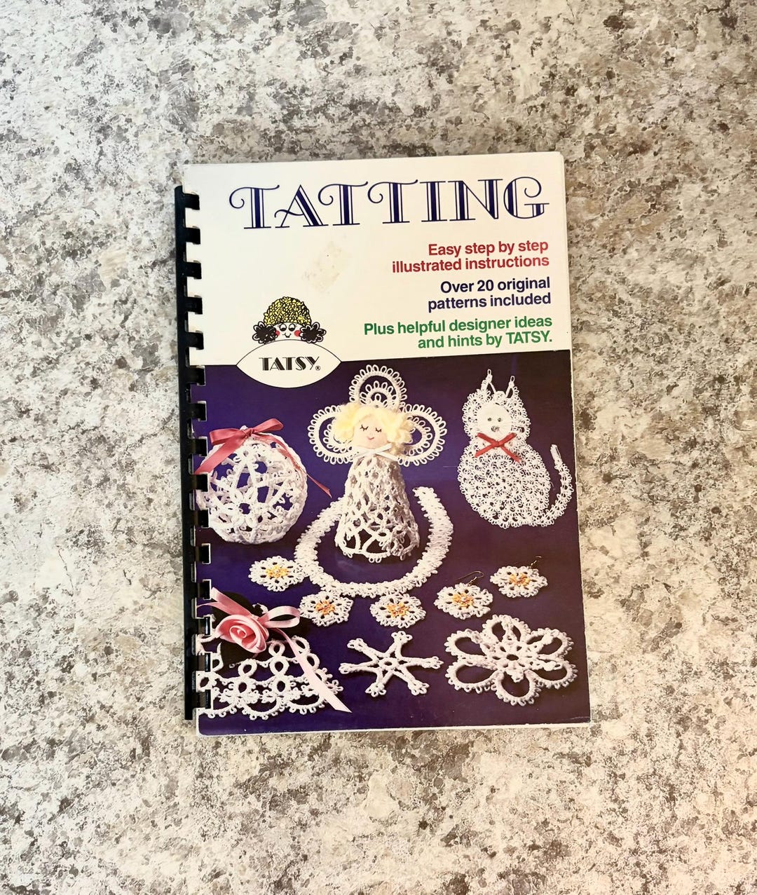 Vintage Tatsy Tatting Pattern Book | Easy Step by Step Lace Making ...