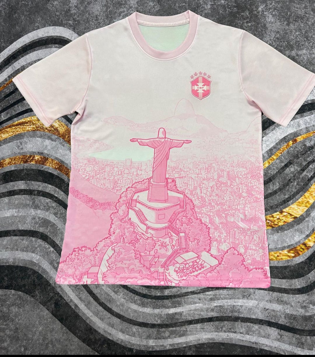 Brazil 2025/26 Pink Jersey – Maillot Brésil Rose | Soccer Shirt | Fan ...