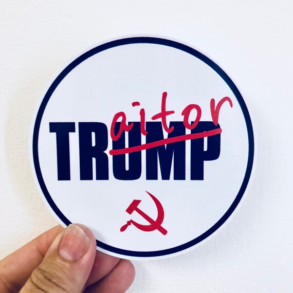 Traitor Anti-trump Vinyl Sticker | Etsy