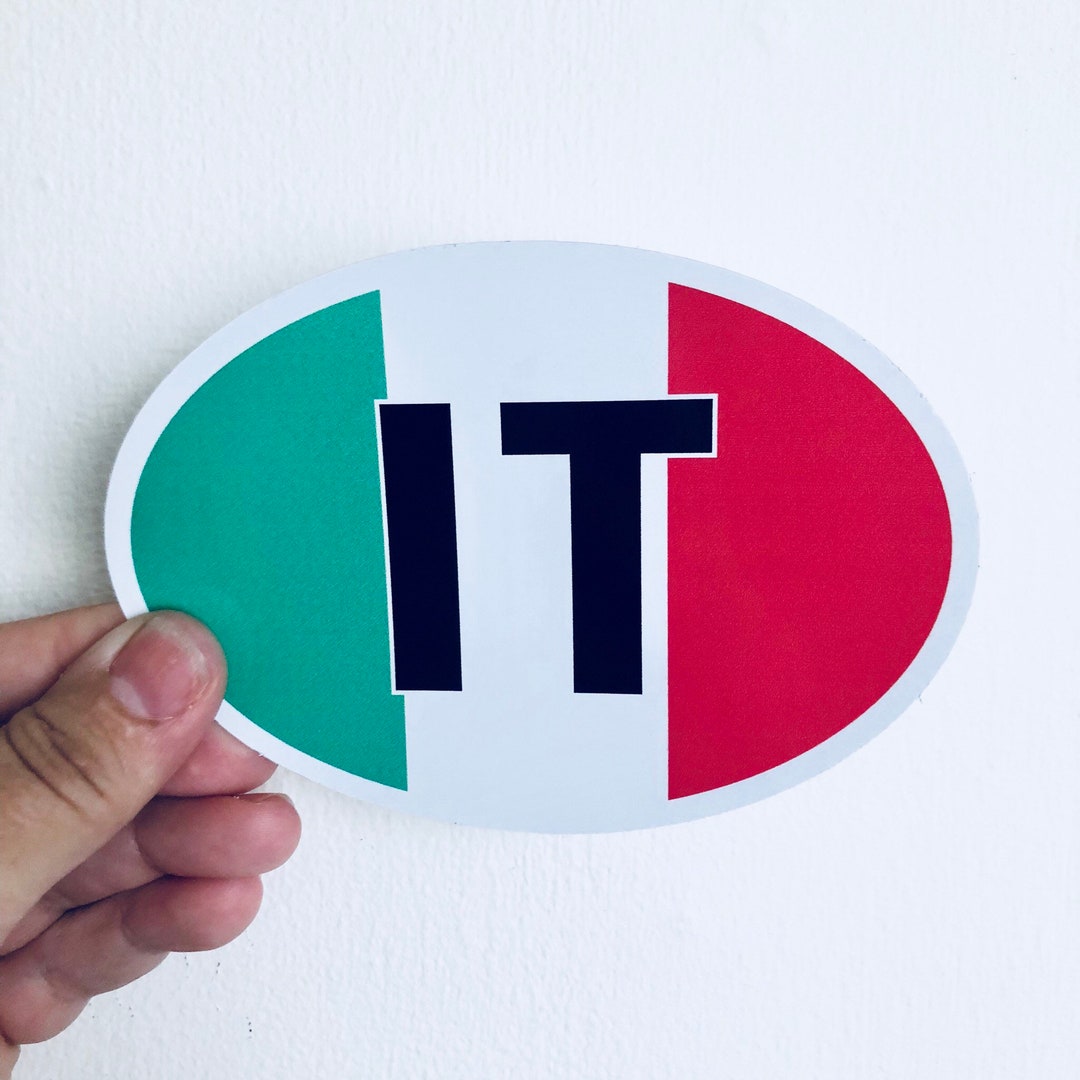 Italy Flag Vinyl Sticker | Any Country Available - Etsy