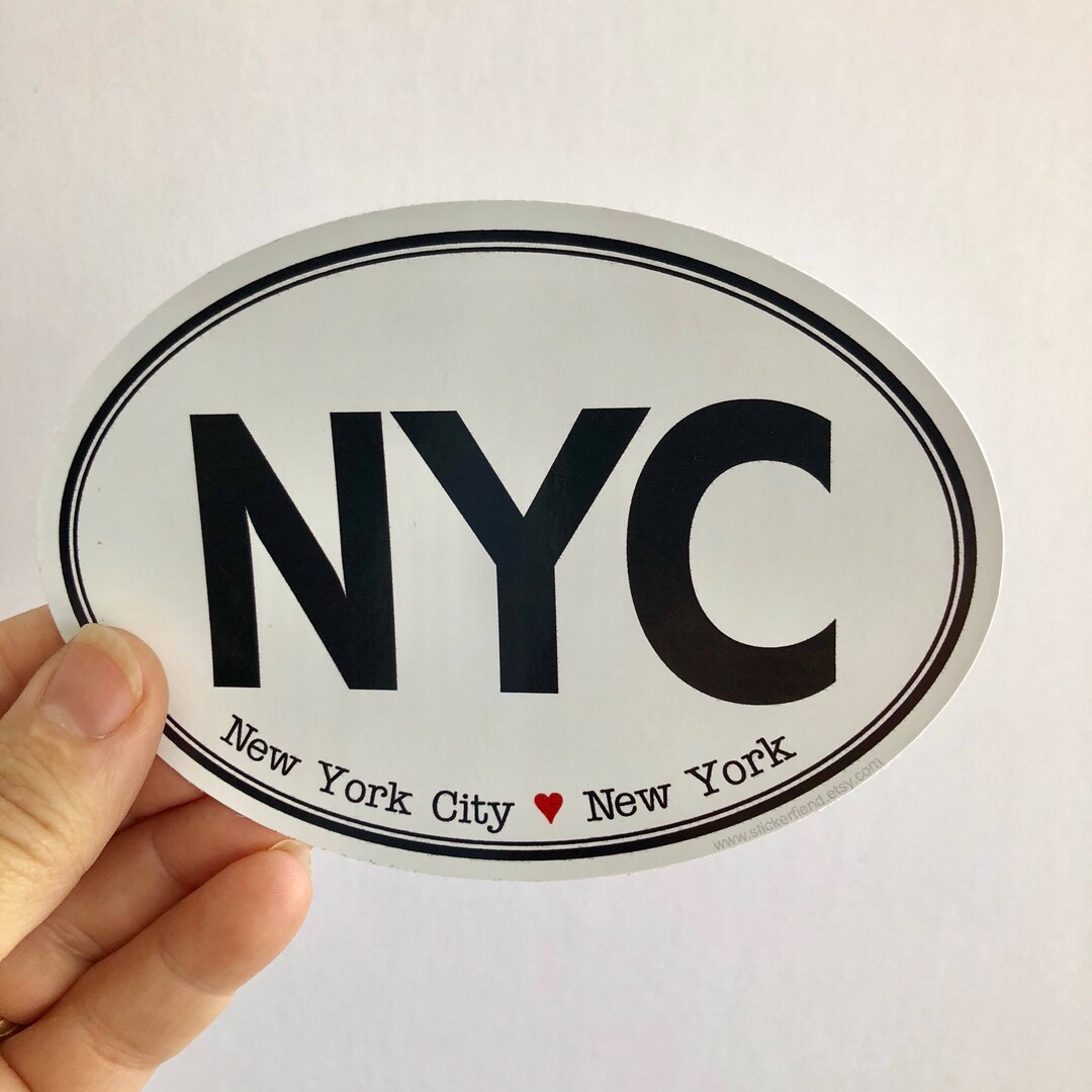 NYC New York City Bumper Sticker | Laptop Decal | Any Smooth Surface ...