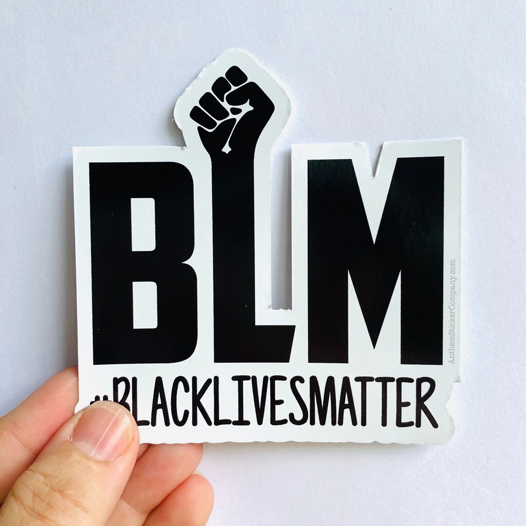 BLM Vinyl Sticker - Etsy