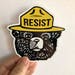 Bear Resist Vinyl Sticker | Etsy