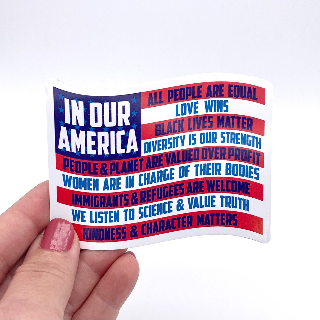 In Our America Vinyl Sticker - Etsy