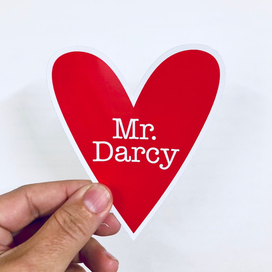 Mr. Darcy Vinyl Sticker - Etsy