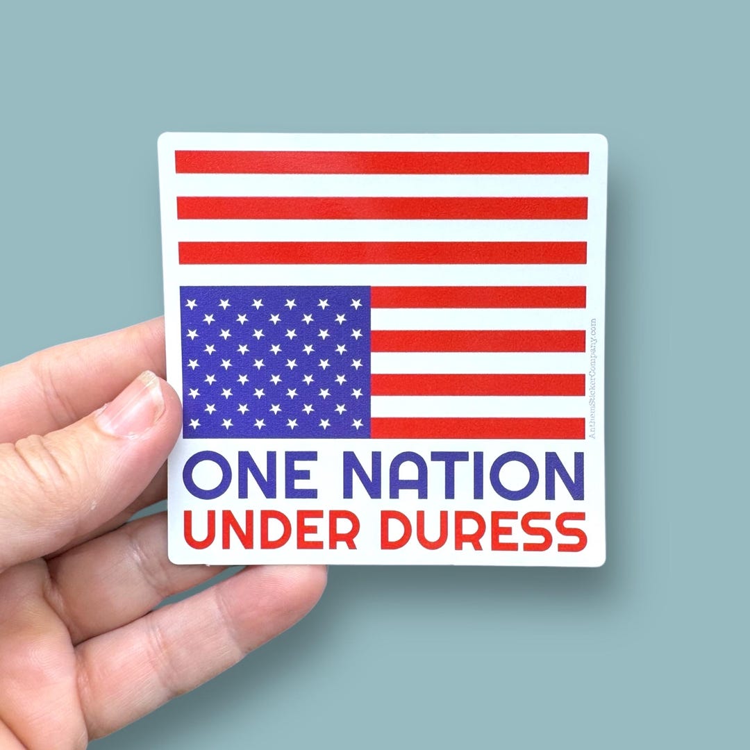 One Nation Under Duress American Flag, Upside Down American Flag, Stars ...