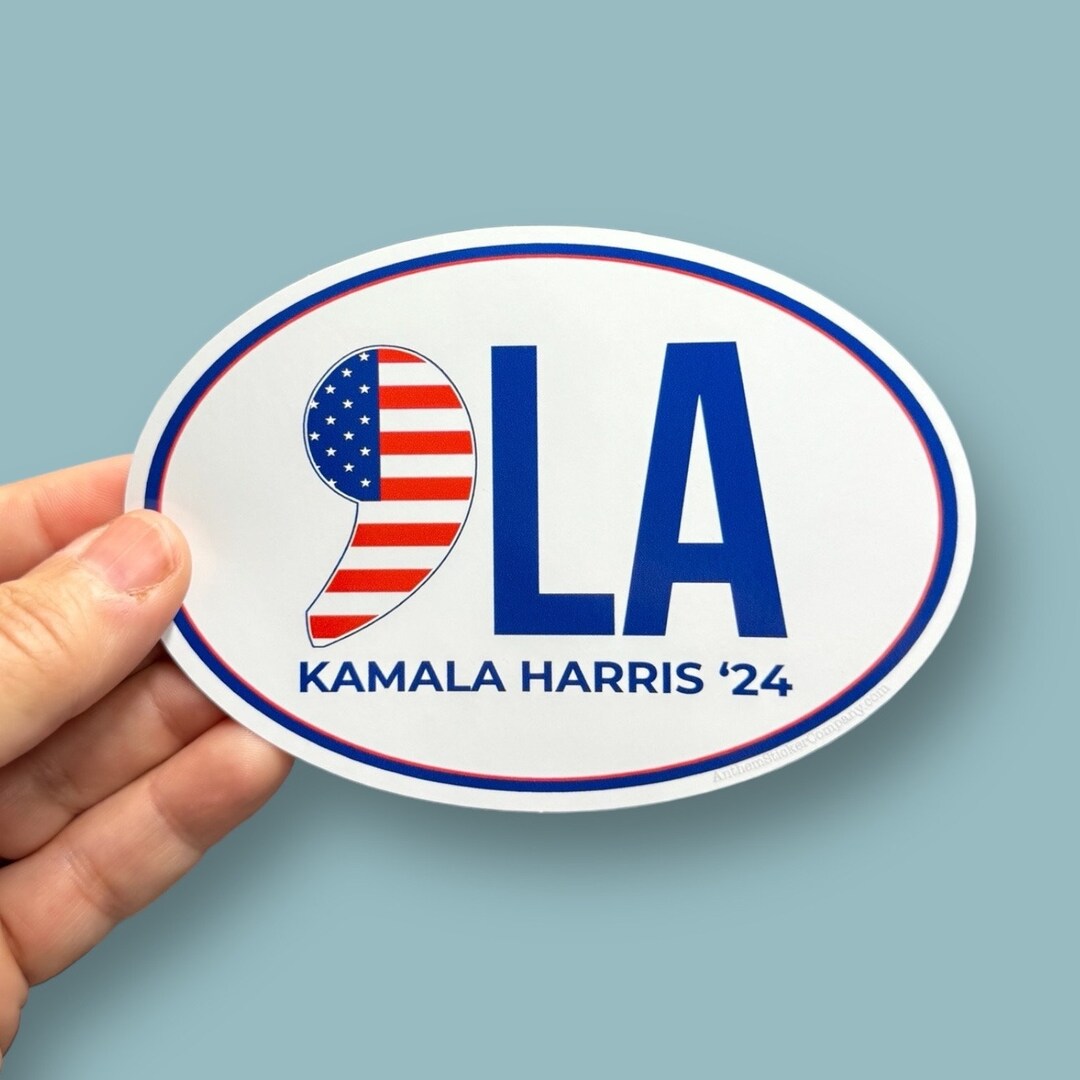 Comma La Oval Kamala Harris for President 2024 Vinyl Sticker - Etsy