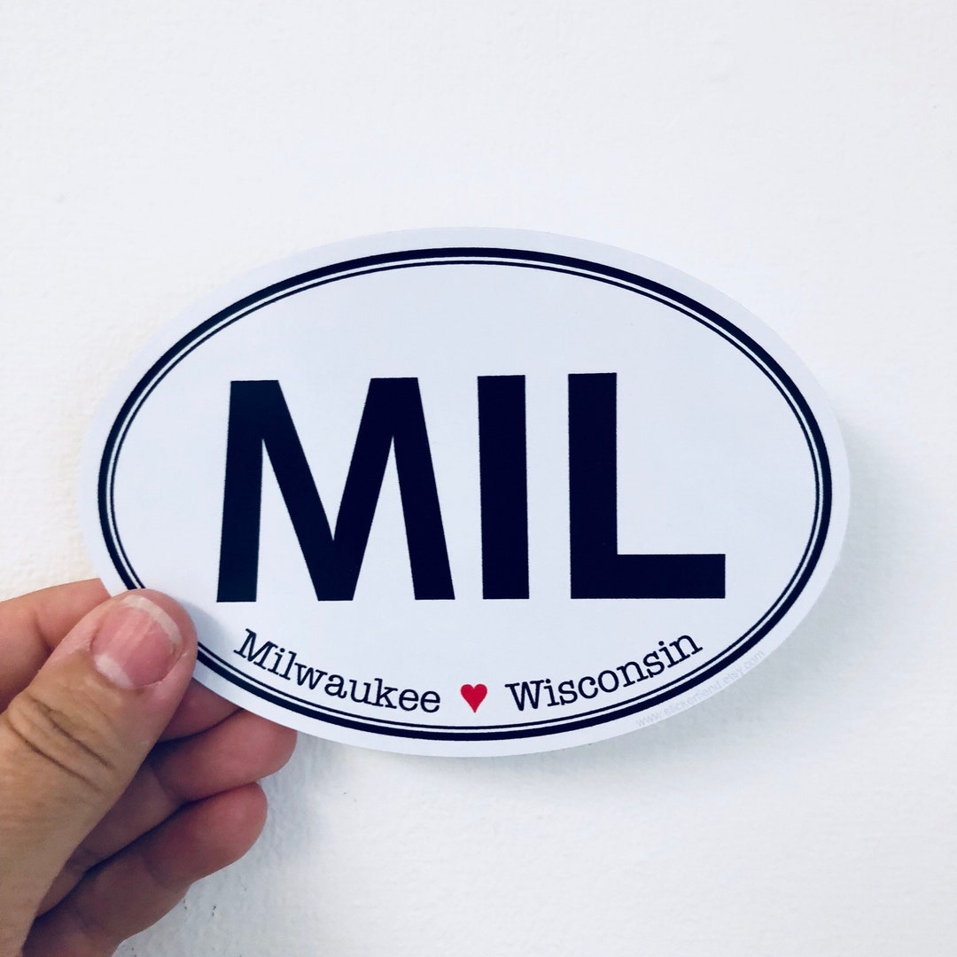 Milwaukee Wisconsin Bumper Sticker | Laptop Decal | Any Smooth Surface ...