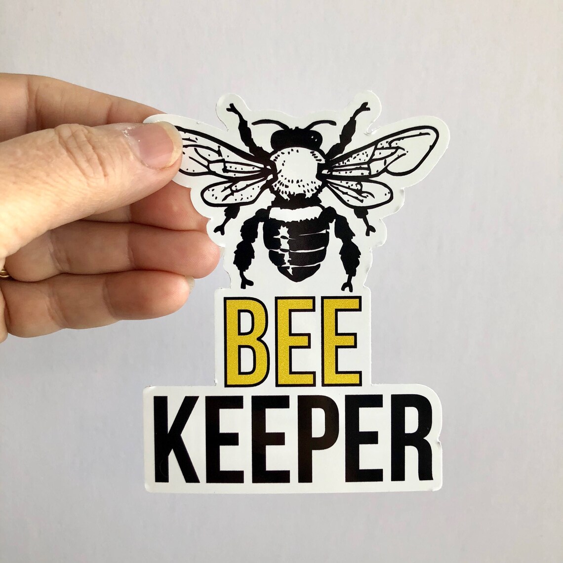 Beekeeper Vinyl Sticker | Etsy